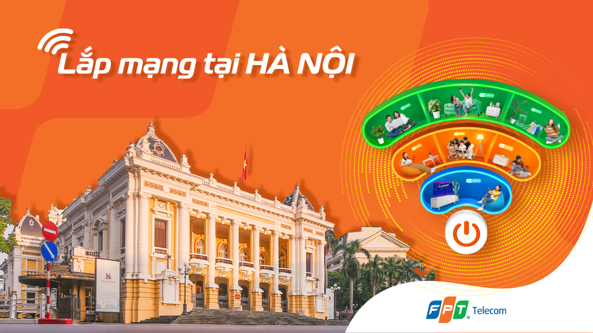 Lắp mạng FPT Hà Nội Tháng 7® | Trang bị modem WiFi 6 Kèm Camera AI